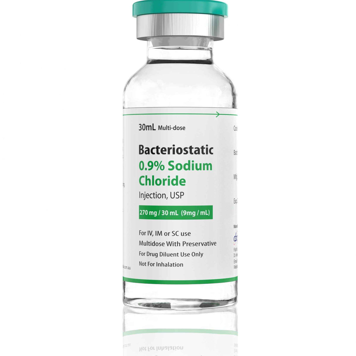 Preserved Sodium Chloride / Bacteriostatic Saline 30ml – Medical Aesthetic Supplies