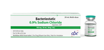 Preserved Sodium Chloride / Bacteriostatic Saline 20ml – Medical ...