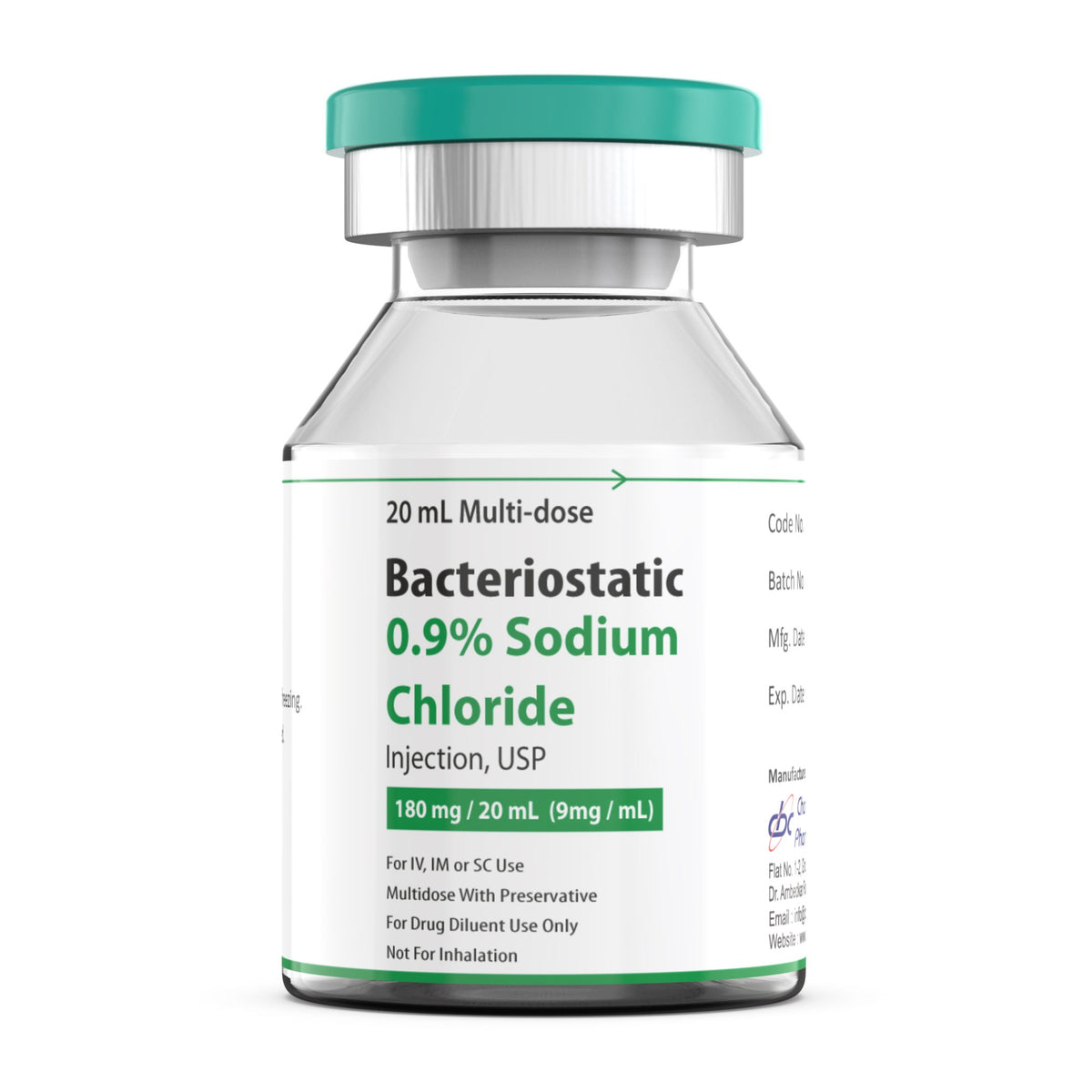 Preserved Sodium Chloride / Bacteriostatic Saline 20ml – Medical ...