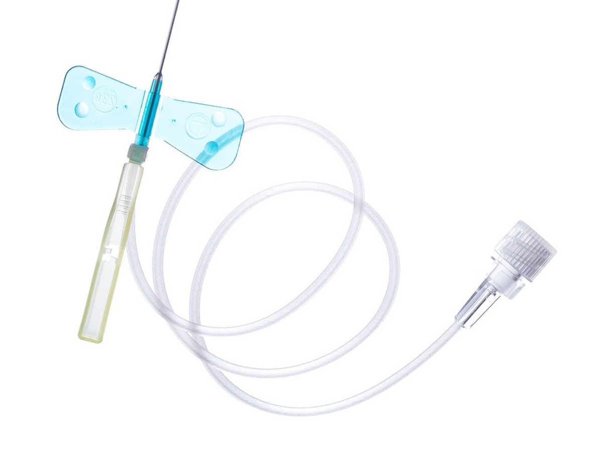 Scalpvein Set Butterfly Needle 30cm Tubing 23G x 19mm – Medical ...