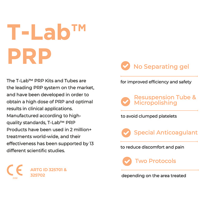 PRP Kit by T-Lab™ - Medical Aesthetic Supplies