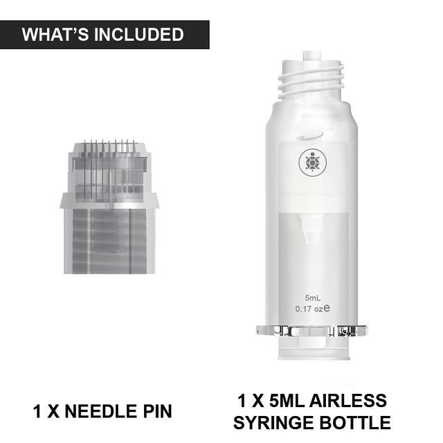 TURTLEPIN III - Airless Bottle with Needle Pin – Medical Aesthetic Supplies