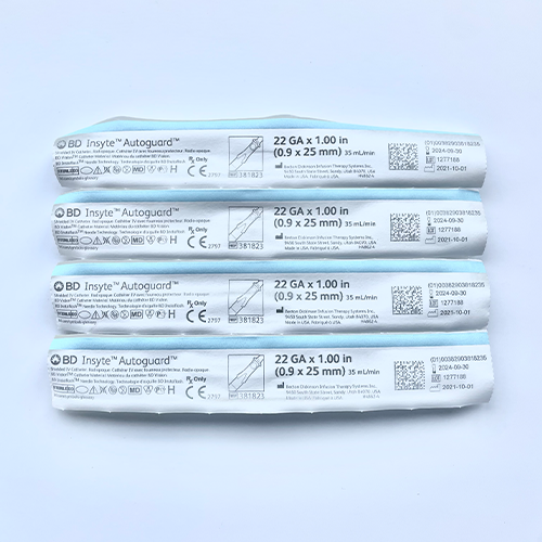 BD INSYTE AUTOGUARD IV CATHETER 22Gx25MM - BOX OF 50 — Medical ...